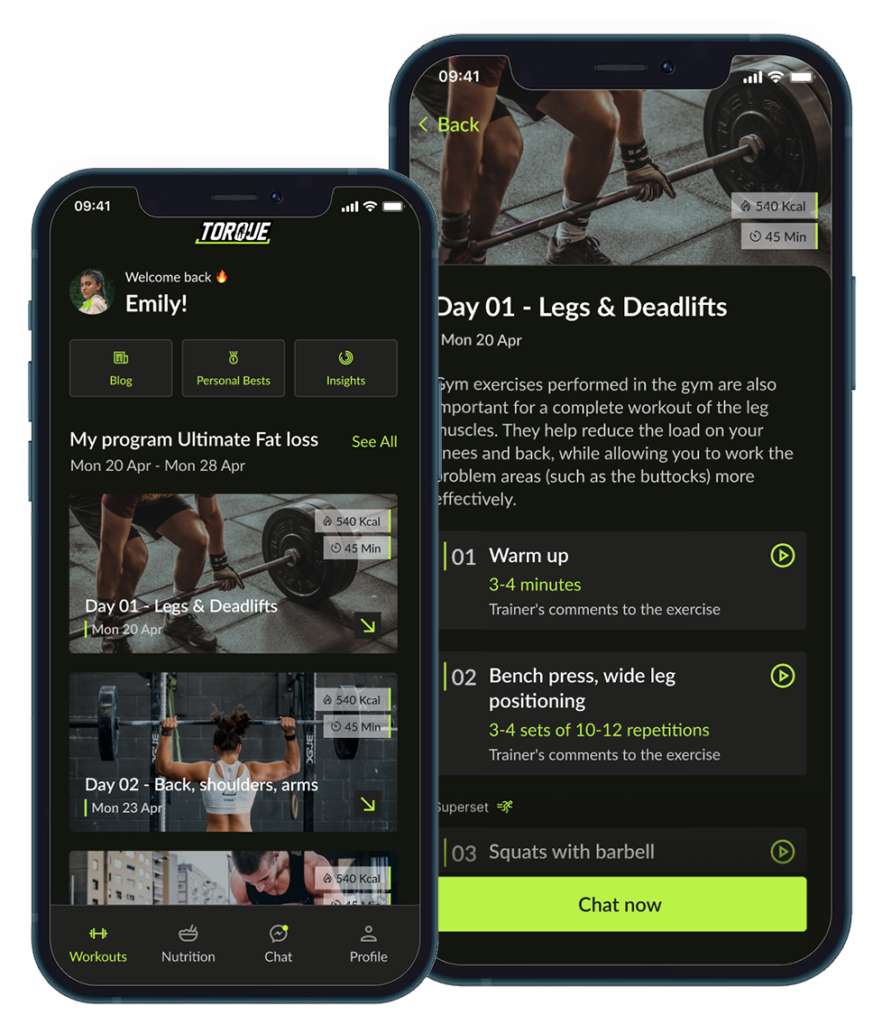 Functional Fitness – Torque Training App
